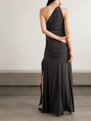 Alex Perry One-shoulder Draped Gown