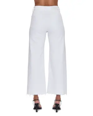 PISTOLA Penny High-rise Wide-leg Crop Jeans - Blizzard