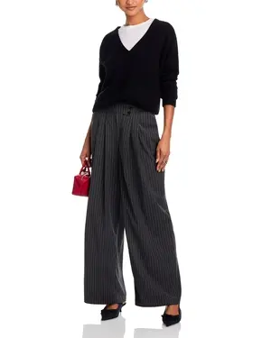 LUVEE Mable Band Wide Leg Pants