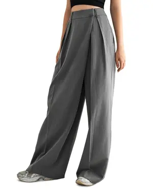 LUVEE Mable Mid Rise Wrap Pants