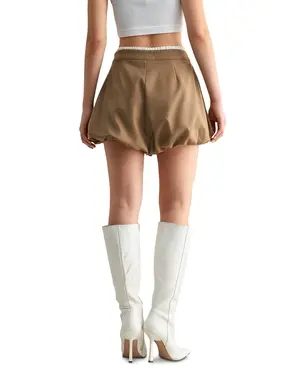 LUVEE Mable Balloon Hem Shorts