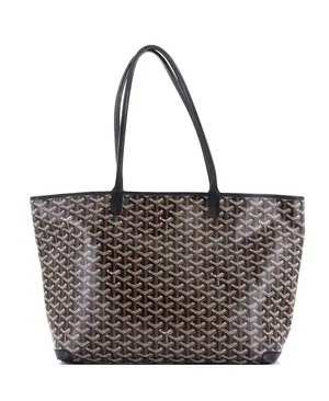 GOYARD Mm Artois Tote Coated Canvas - Black