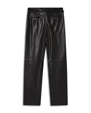 Emporio Armani Leather Pants