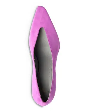 Balenciaga Duchesse Suede Pointed Pumps