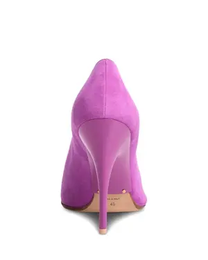 Balenciaga Duchesse Suede Pointed Pumps