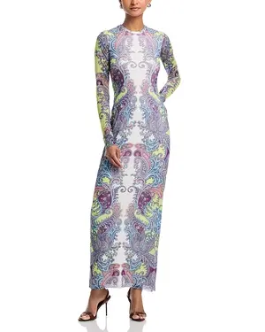 AFRM Didi Maxi Dress - Citrus Paisley