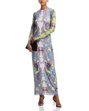 AFRM Didi Maxi Dress - Citrus Paisley
