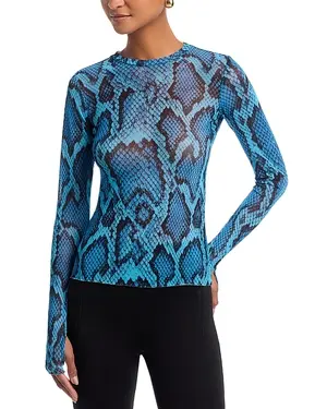 AFRM Kaylee Top - Blue Fish