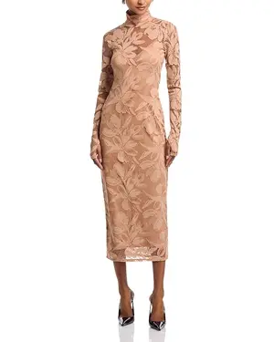AFRM Shailene Lace Dress - Almond