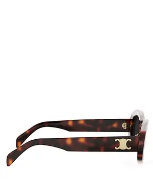 Celine Triomphe Oval Sunglasses, 52mm