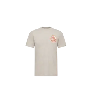 Moncler Logo Cotton T-shirt - Grey