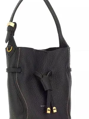 GIANNI CHIARINI Sienna Leather Tote Bag - Black