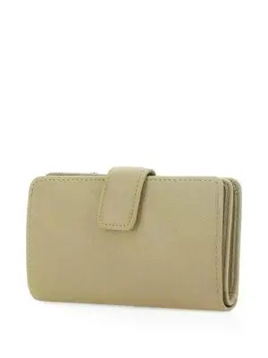 GIANNI CHIARINI Dollaro Pebbled Wallet - Neutrals