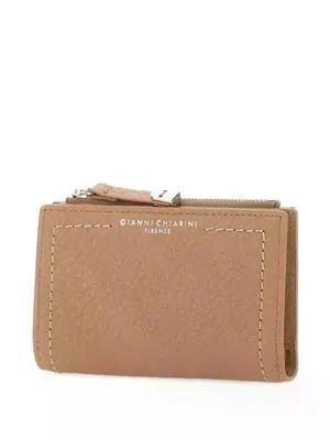 GIANNI CHIARINI Bubble Leather Wallet - Neutrals