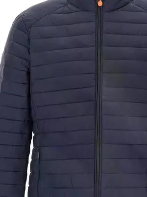 SAVE THE DUCK Quilted Zip Jacket - Blue