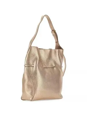 GIANNI CHIARINI Coarse-grained Bucket Shoulder Bag