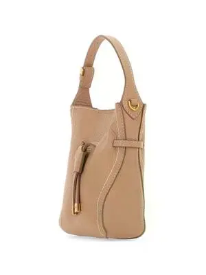 GIANNI CHIARINI Sienna Contrast Stitching Tote Bag - Neutrals
