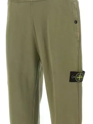 Stone Island Back Pocket Badge Track Pants - Green