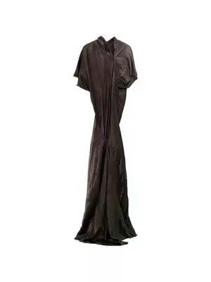 Rick Owens Draped Design Dress - Brown