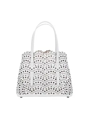 Alaïa Mina 25' Tote Bag - White
