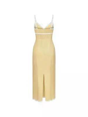 REFORMATION Sara Linen Midi Dress