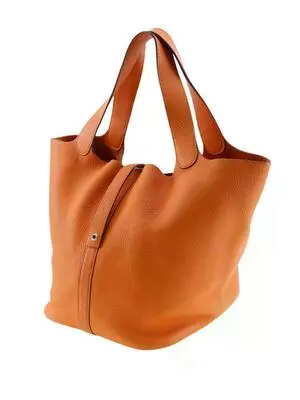 Hermès 2005 Clemence Picotin Lock 26 Handbag - Orange