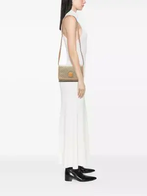 Celine Macadam Coated Canvas Crossbody Bag