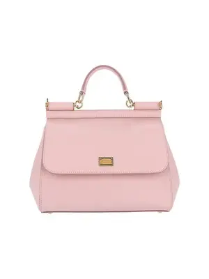 Dolce & Gabbana Sicily' Large Handbag - Pink