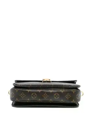 LOUIS VUITTON 2016 Monogram Pochette Metis Satchel - Brown