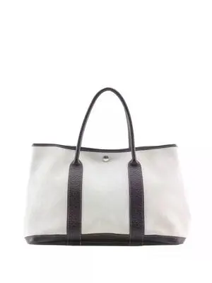 Hermès 2004 Toile And Buffle Skipper Garden Party 36 Tote Bag - Brown