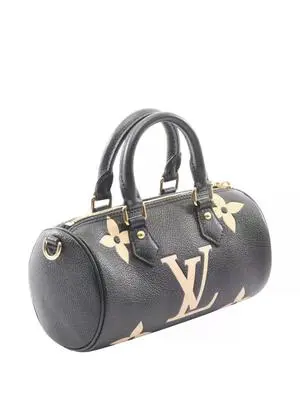 LOUIS VUITTON Monogram Empreinte Papillon Bb Satchel - Black
