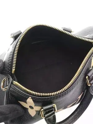 LOUIS VUITTON Monogram Empreinte Papillon Bb Satchel - Black
