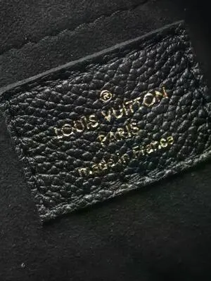 LOUIS VUITTON Monogram Empreinte Papillon Bb Satchel - Black