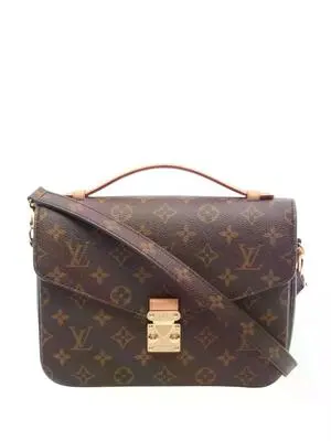 LOUIS VUITTON 2021-2026 Monogram Pochette Metis Satchel - Brown