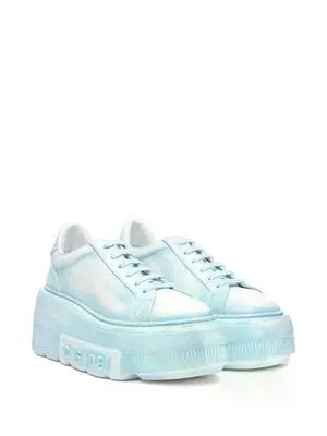 Casadei Nexus Brushed-effect Sneakers - Blue