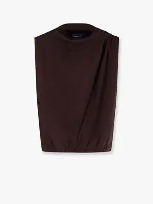 Soeur Idris Organic Cotton Top - Brown