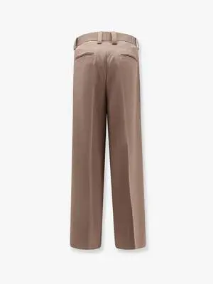 TONYWACK Wool Blend Wide Leg Trousers