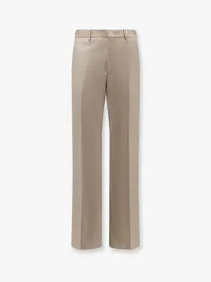 Tagliatore Virgin Wool Trousers - Beige