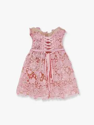 Retrofete Novalie Mini Dress With Satin Belt - Pink