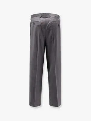 TONYWACK Wool Blend Trousers With Stripes
