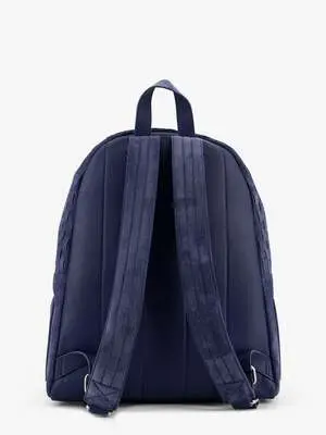 ORTIGNI Suede Backpack With Woven Pattern