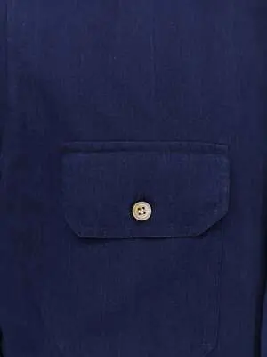 Kiton Cotton Shirt With Stitched Profiles