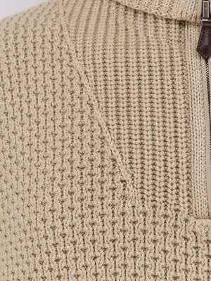 Loro Piana Linen, Virgin Wool, Cashmere, And Silk Blend Sweater