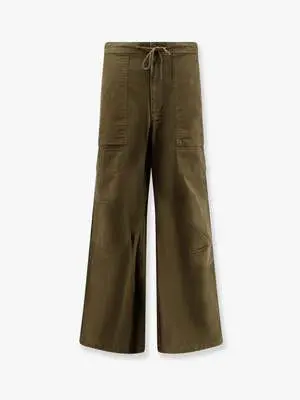 ENTIRE STUDIOS Barren Cargo Trousers With Drawstring At The Bottom - Green