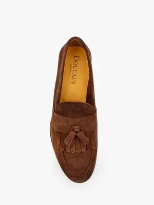 DOUCAL'S Suede Loafers With Tassels