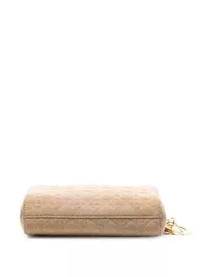 Dior 1999 Suede Cannage Lady Crossbody Bag - Brown