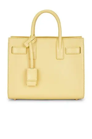 Saint Laurent Nano Sac De Jour Tote Bag - Soft Lemon
