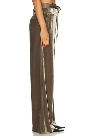 Monse Combo Double Waistband Trouser - Teak