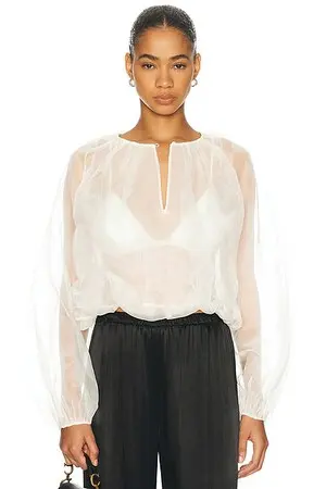 Frame Sheer Blouses