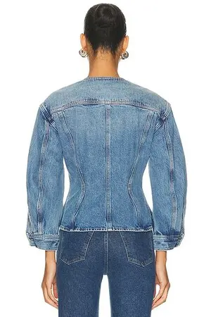 FRAME Nipped Collarless Jacket